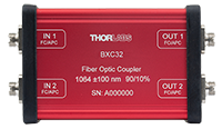 Thorlabs · 1064 nm, Single Mode Fused Fiber Optic Couplers / Taps