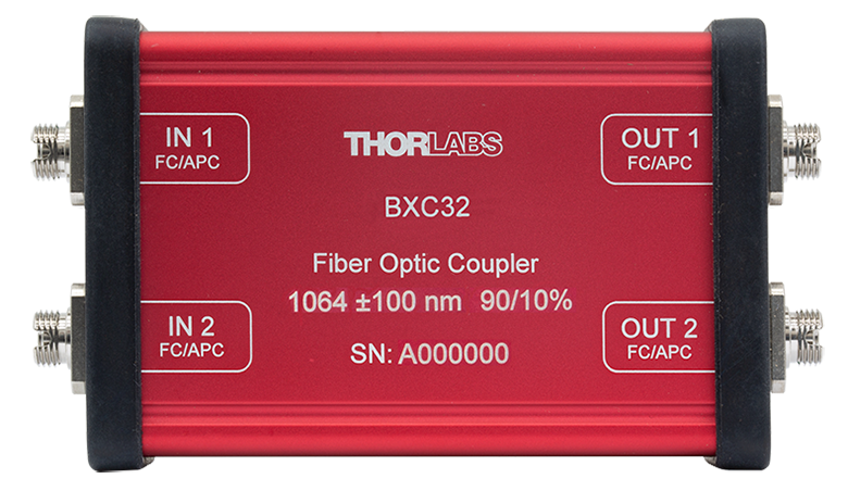 Thorlabs · 1064 nm, Single Mode Fused Fiber Optic Couplers / Taps