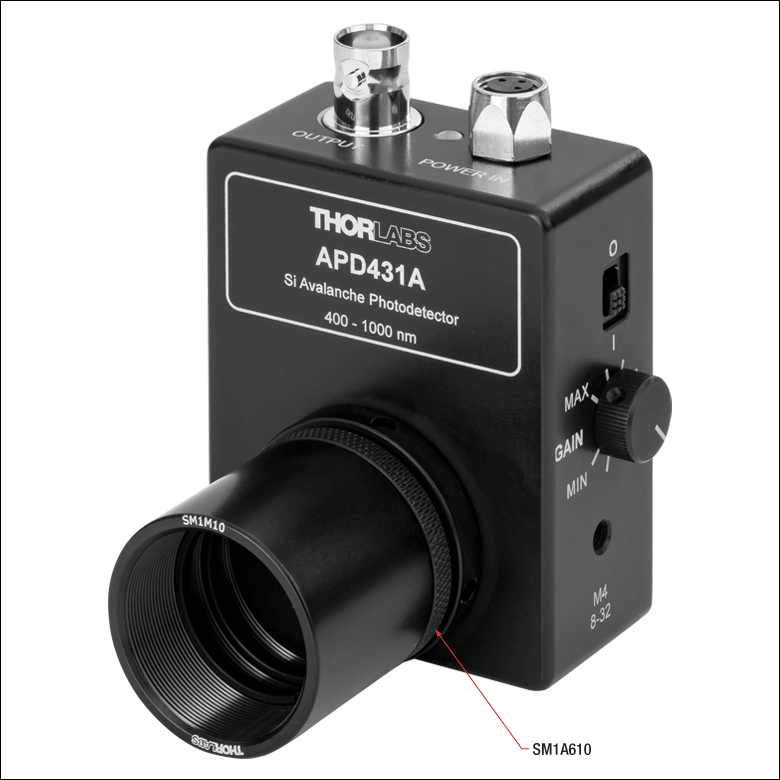 Thorlabs · Si Fiber-Coupled Avalanche Photodetector