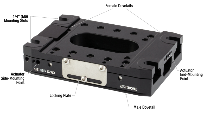 Thorlabs · Modular Motorized Linear Stage, 25 mm Travel, Crossed-Roller ...
