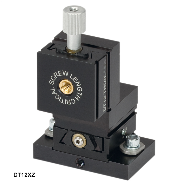 Thorlabs · 1/2" (12.7 mm) Travel Miniature Dovetail Translation Stages