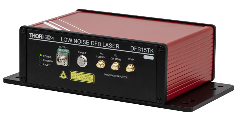 Thorlabs · Pigtailed Distributed Feedback (DFB) Single-Frequency Lasers, Butterfly Package