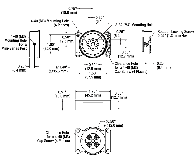 Thorlabs · Manual Rotation Stages