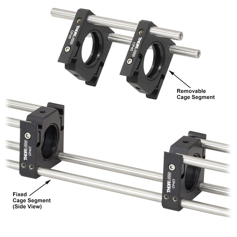 Thorlabs · 30 mm Removable Segment Cage Plates