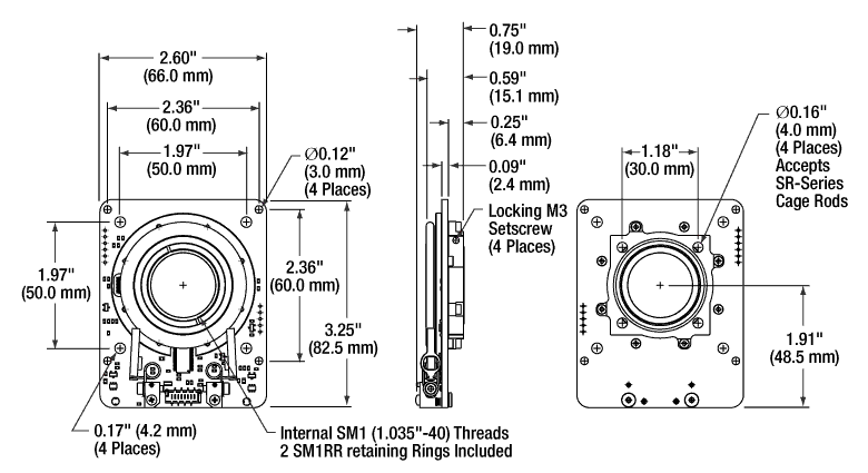 Thorlabs · SM1-Threaded Rotation Mount with Resonant Piezoelectric Motors