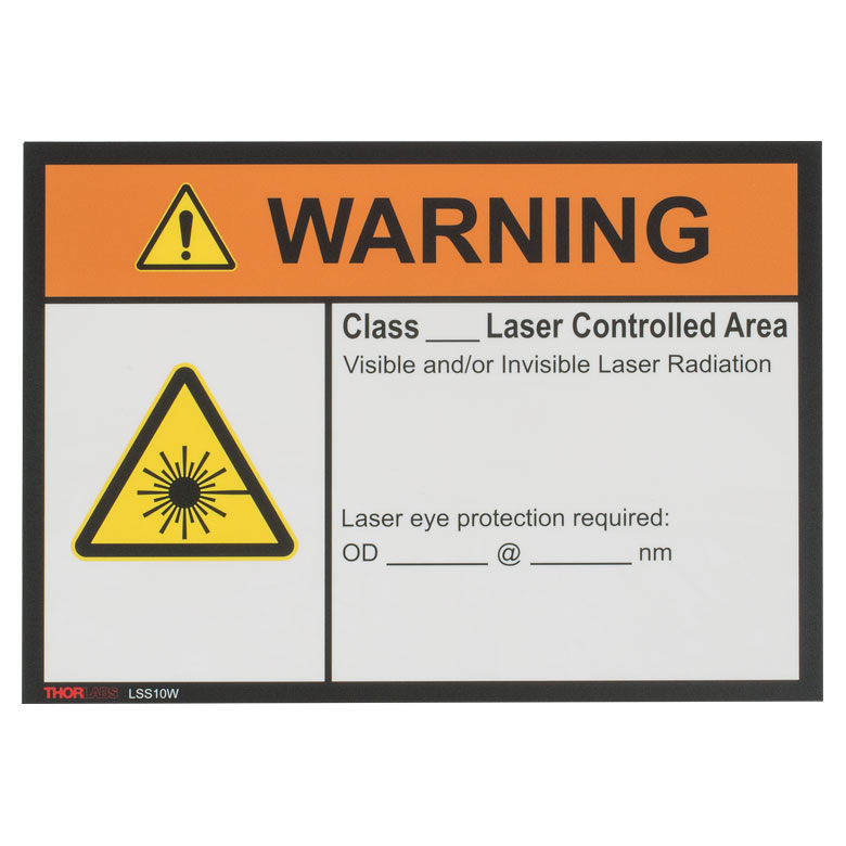 Thorlabs · Illuminated Laser Safety Signs