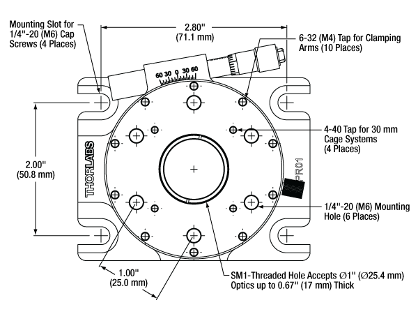 Thorlabs · High-Precision Rotation Stage