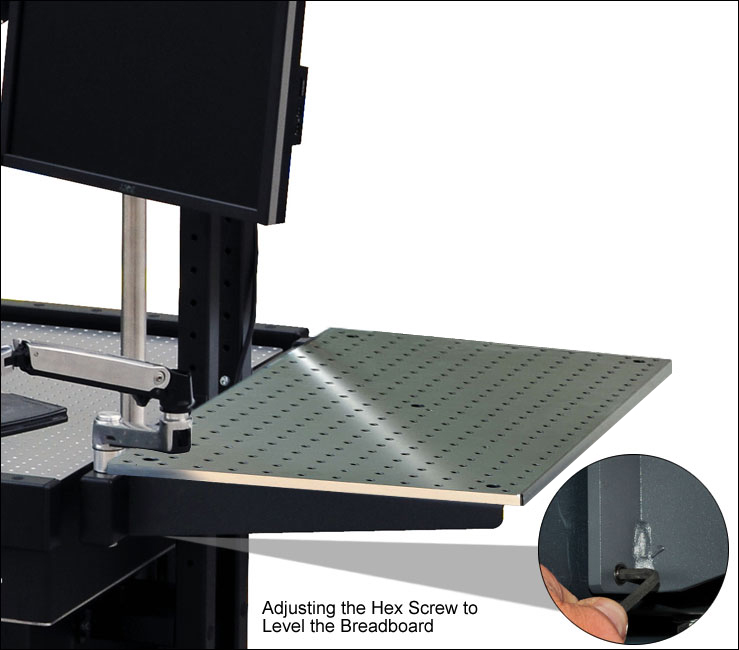 Thorlabs · Shelving For Optical Table Workstations