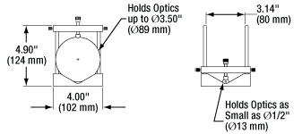 Thorlabs · Adjustable-Height V-Clamp for Optics