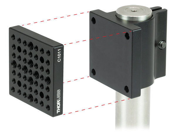 Thorlabs · Ø1" (Ø25 mm) Post Clamps with Tapped Mounting Surface