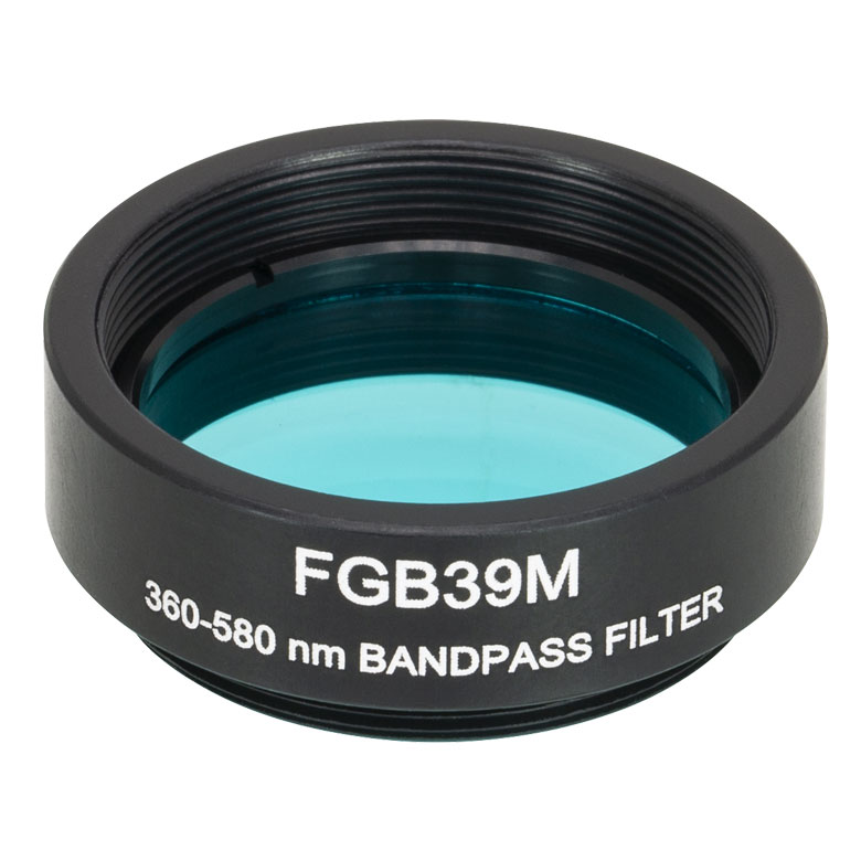 Thorlabs · Mounted Bandpass Colored Glass Filters