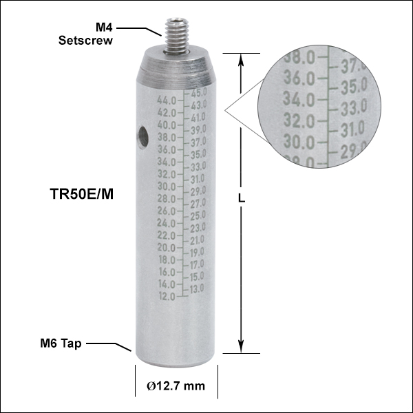 Thorlabs · Optical Posts: Ø1/2" and Ø12 mm