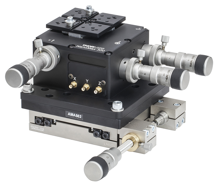Thorlabs · Height and Cross-Platform Adapters for 3-Axis and 4-Axis Stages