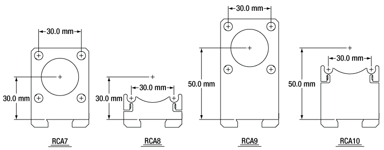 Thorlabs · Cage System Mounts for Dovetail Rails