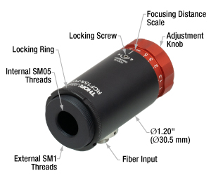 Thorlabs · Adjustable Focus Reflective Collimators, Protected Silver ...