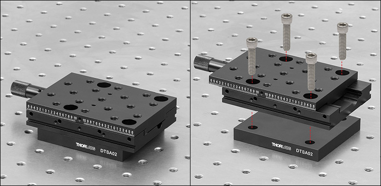 Thorlabs · 2" (50 mm) Travel Dovetail Translation Stages