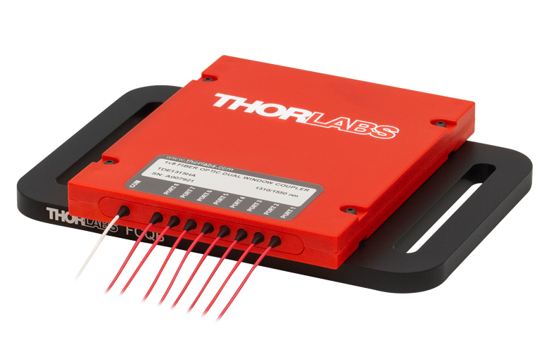 Thorlabs · 1x8 Single Mode Fiber Optic Splitters