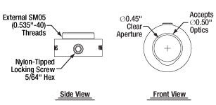 Thorlabs · SM Thread to Smooth Bore Adapters