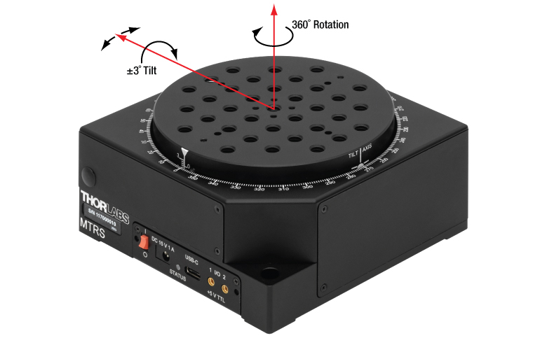 Thorlabs · Motorized Tilt and Rotation Stage with Integrated Controller