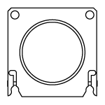 Thorlabs · 60 mm Removable Cage Segment Plates
