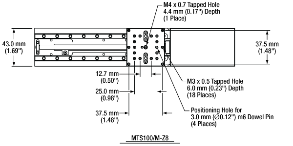 Thorlabs · 100 mm (3.94") Compact Motorized Translation Stage