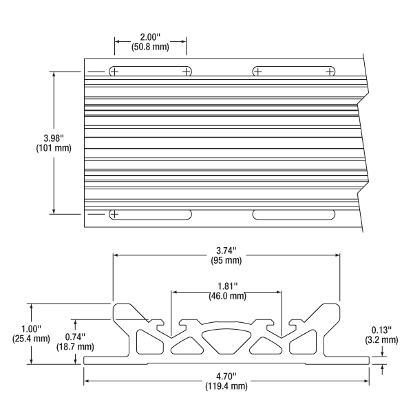 Thorlabs · 95 mm Optical Construction Rails