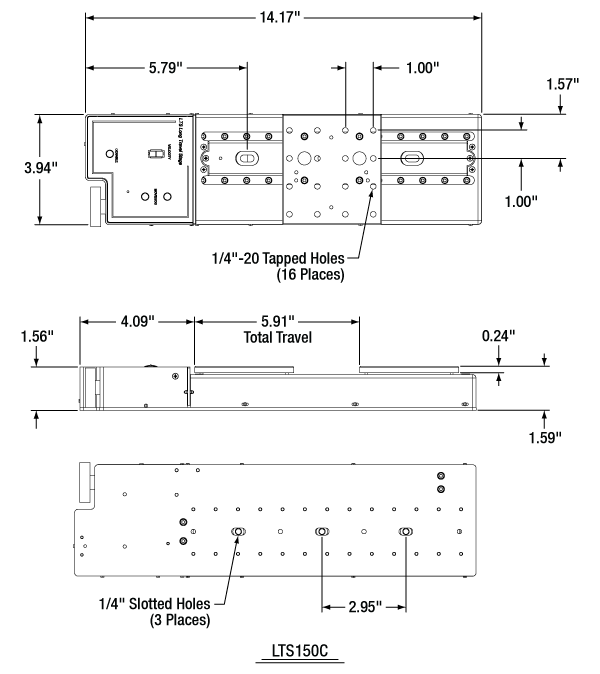Thorlabs · 150 mm Linear Translation Stage with Integrated Controller ...