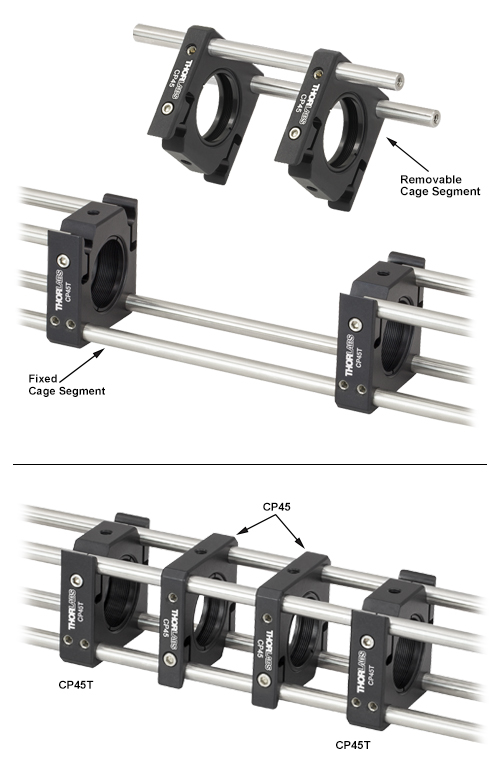 Thorlabs · SM1 Lens Tube Compatible Cage Plates