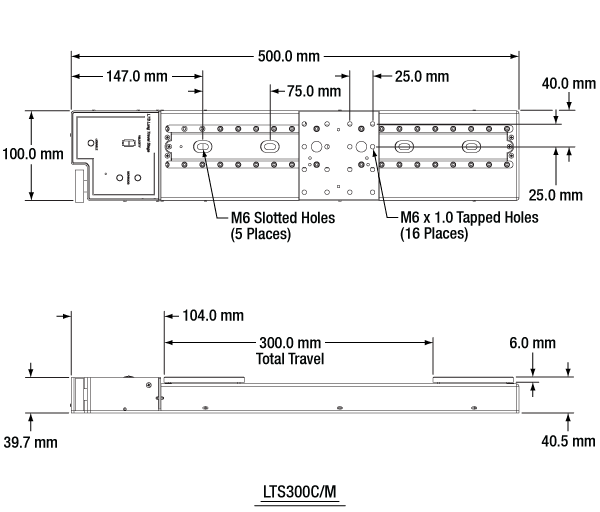 Thorlabs · 300 mm Linear Translation Stage with Integrated Controller ...