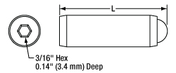 Thorlabs · 9/16"-100 Fine Hex Adjusters