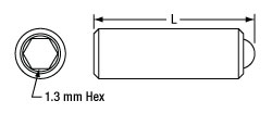 Thorlabs · Hex Adjusters, M2 x 0.20 Fine