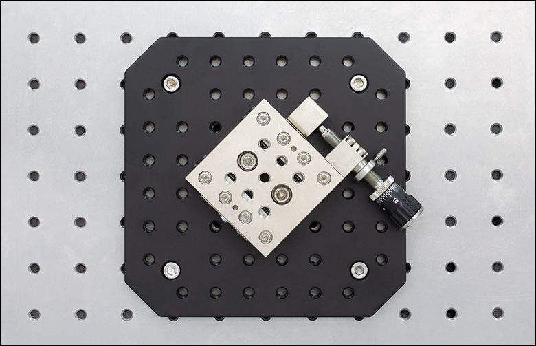 Thorlabs · Double-Density Aluminum Breadboards with 45° Hole Pattern