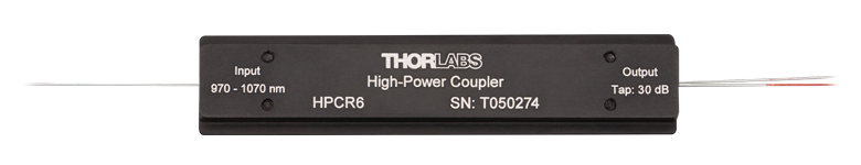 Thorlabs · 1x2 High-Power, Single Mode Fused Fiber Optic Couplers ...