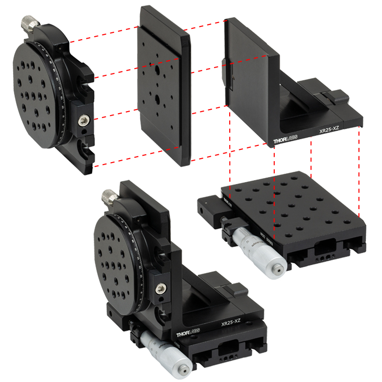 Thorlabs · Quick-Connect Rotation Stage with Crossed-Roller Bearings