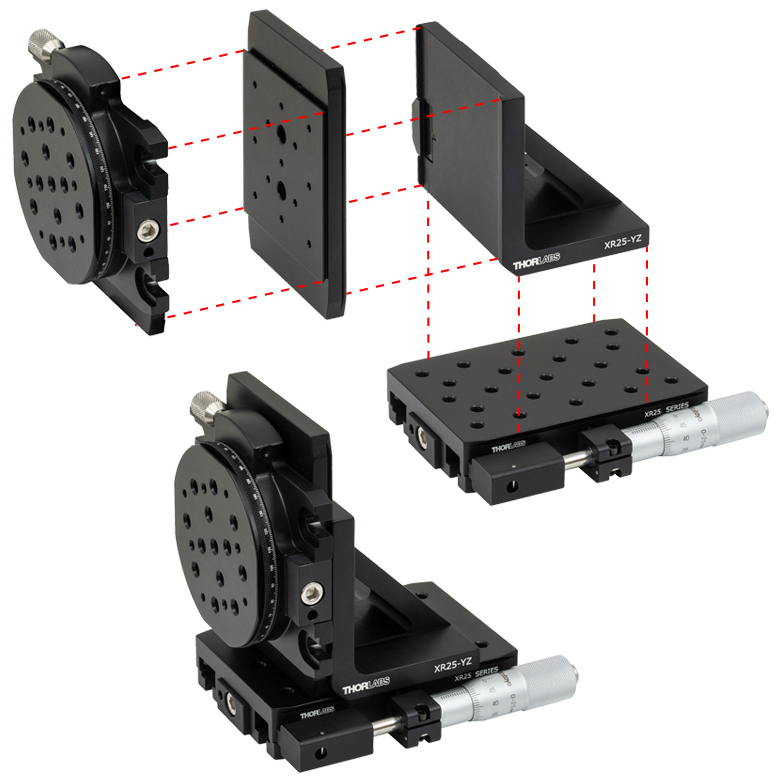 Thorlabs · Quick-Connect Rotation Stage with Crossed-Roller Bearings