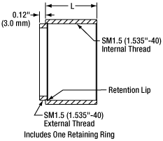 Thorlabs · Ø1.5" Lens Tubes
