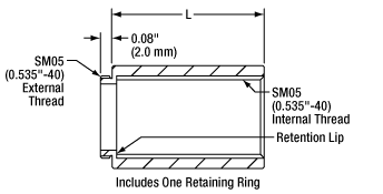 Thorlabs · Ø1/2" Lens Tubes