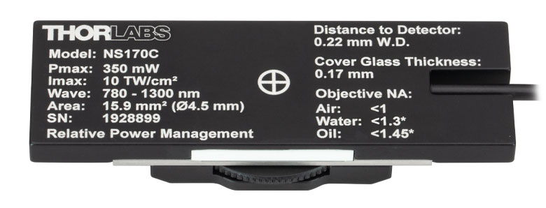 Thorlabs · Microscope Slide Power Meter Sensor Heads