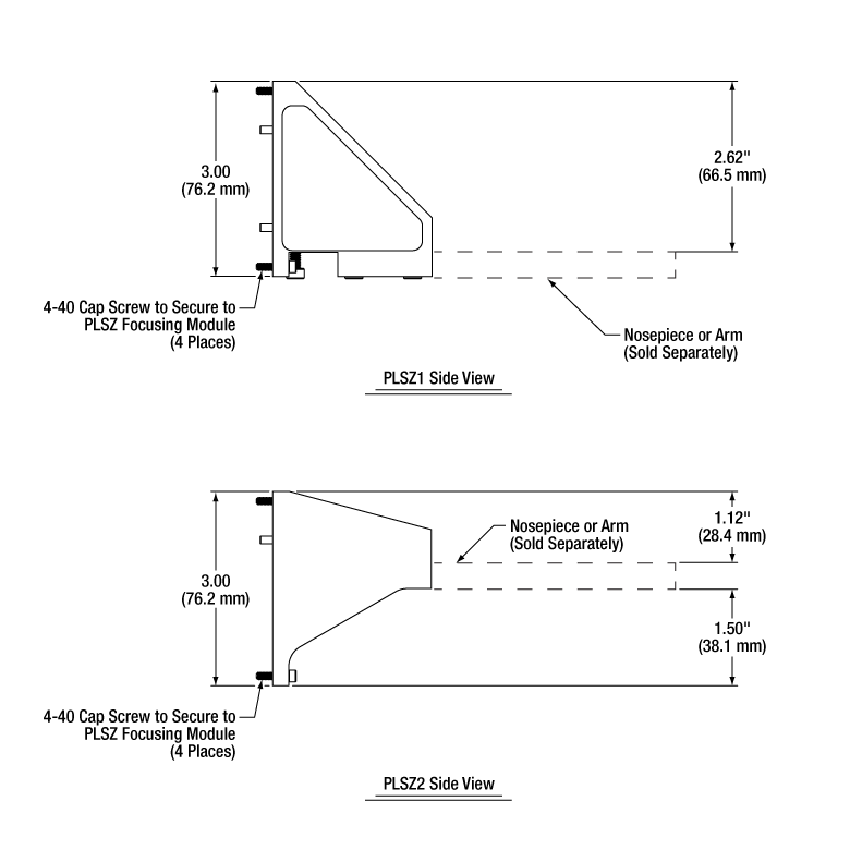 Thorlabs · Objective Mounting for DIY Cerna® Systems