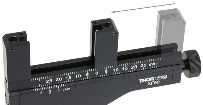 Thorlabs · Translating Rectangular Optic Holders