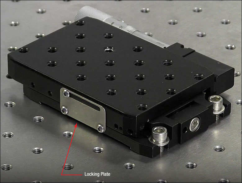 Thorlabs · Mounting a Translation Stage by Its Edge Slots